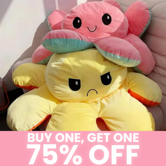 Giant Reversible Octopus Plush by Octoplush | Mega Octoplush - 50% Off